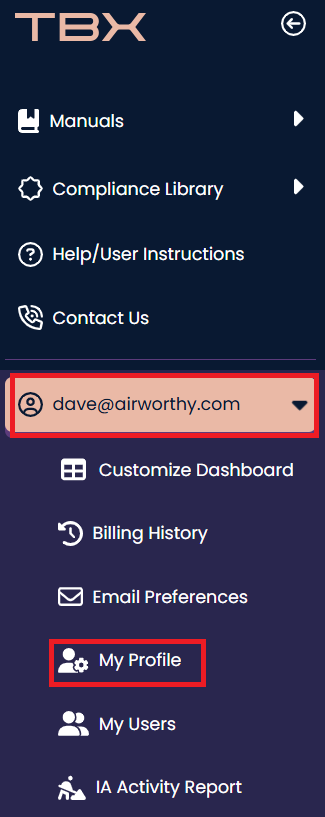 Updating My Profile & Preferences
